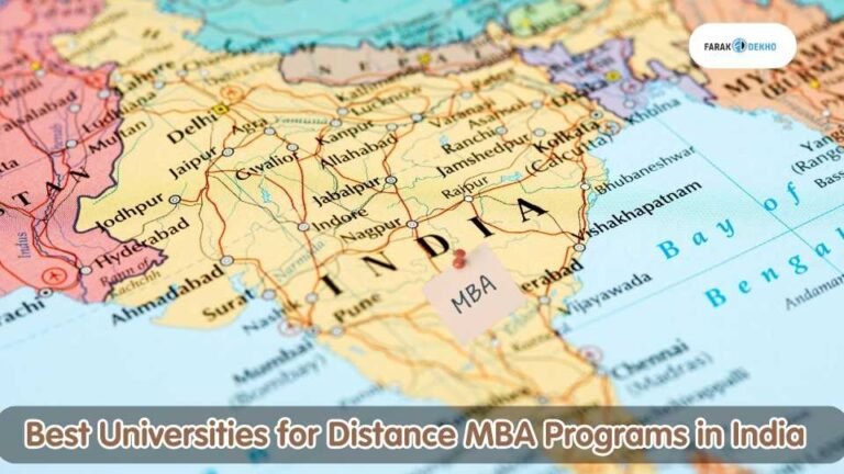 Best Universities for Distance MBA Programs in India