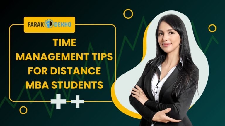 Time Management Tips for Distance MBA Students