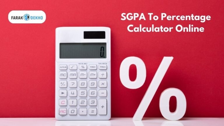 How To Calculate SGPA Into Percentage | SGPA To Percentage Calculator Online | SGPA Calculator ...